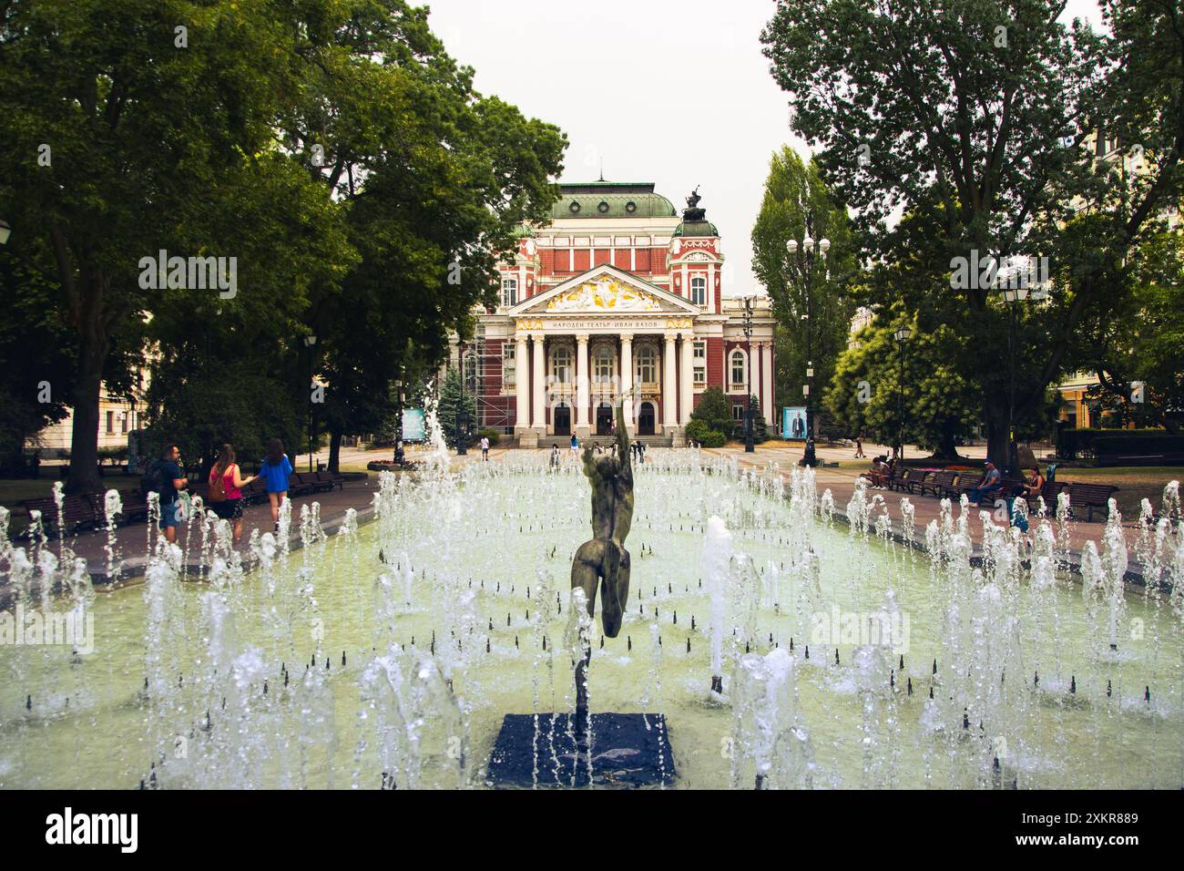 Ivan Vazov National Theatre in Sofia, Bulgaria Stock Photo - Alamy