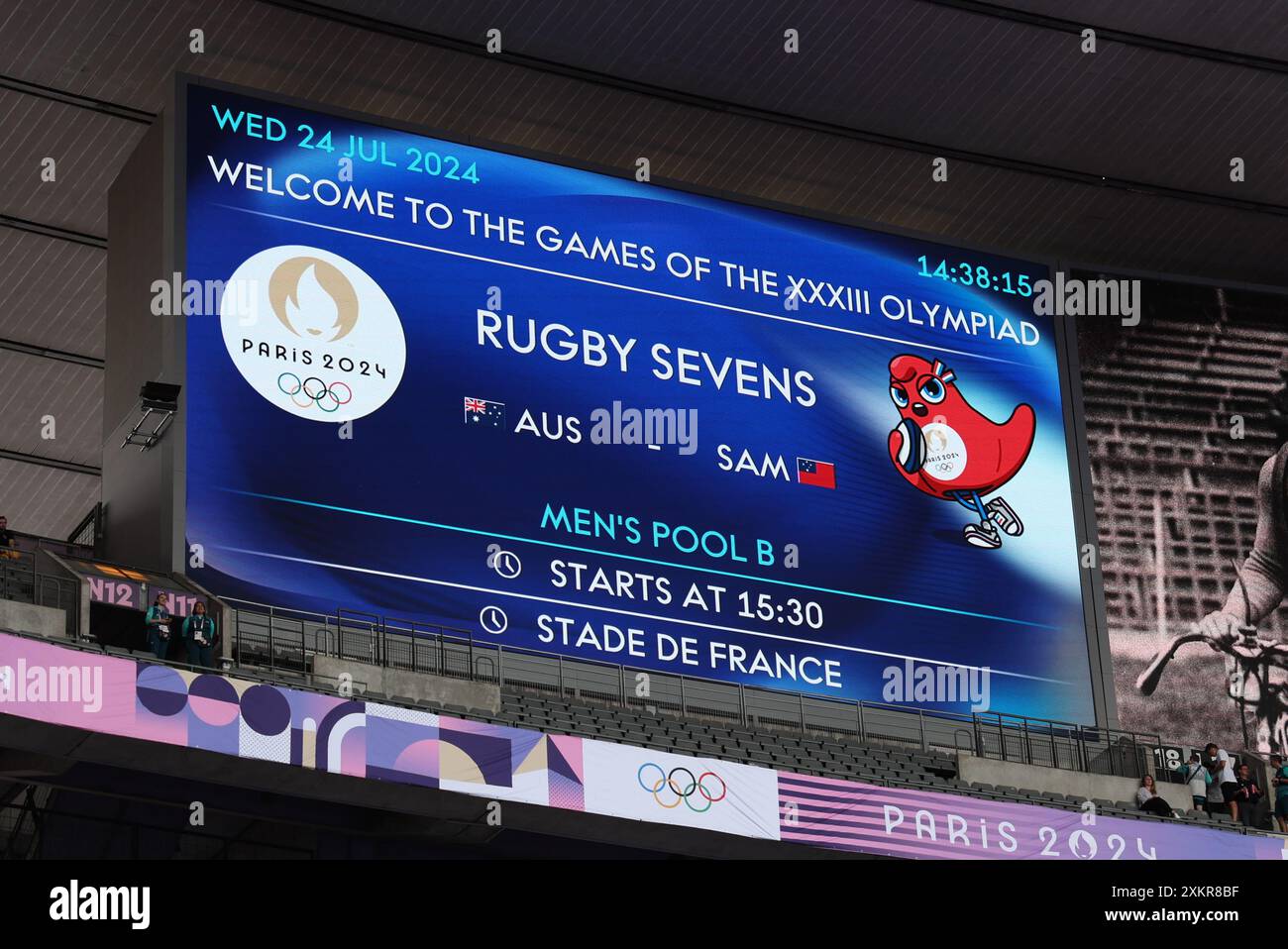 Paris, France. 24th July, 2024. Julien Mattia/Le Pictorium - Rugby 7s ...
