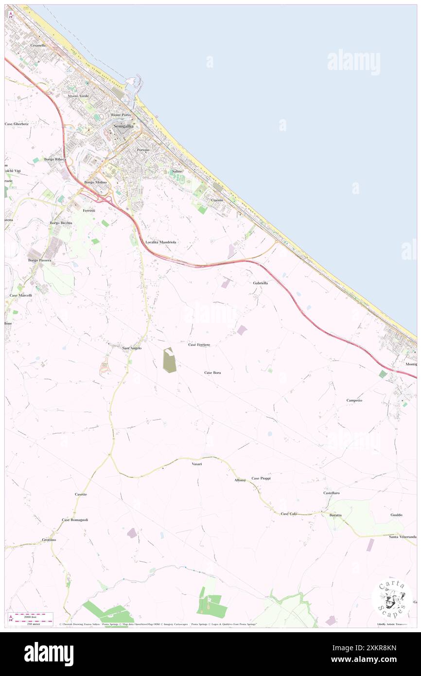 Vintage adriatico map hi-res stock photography and images - Alamy