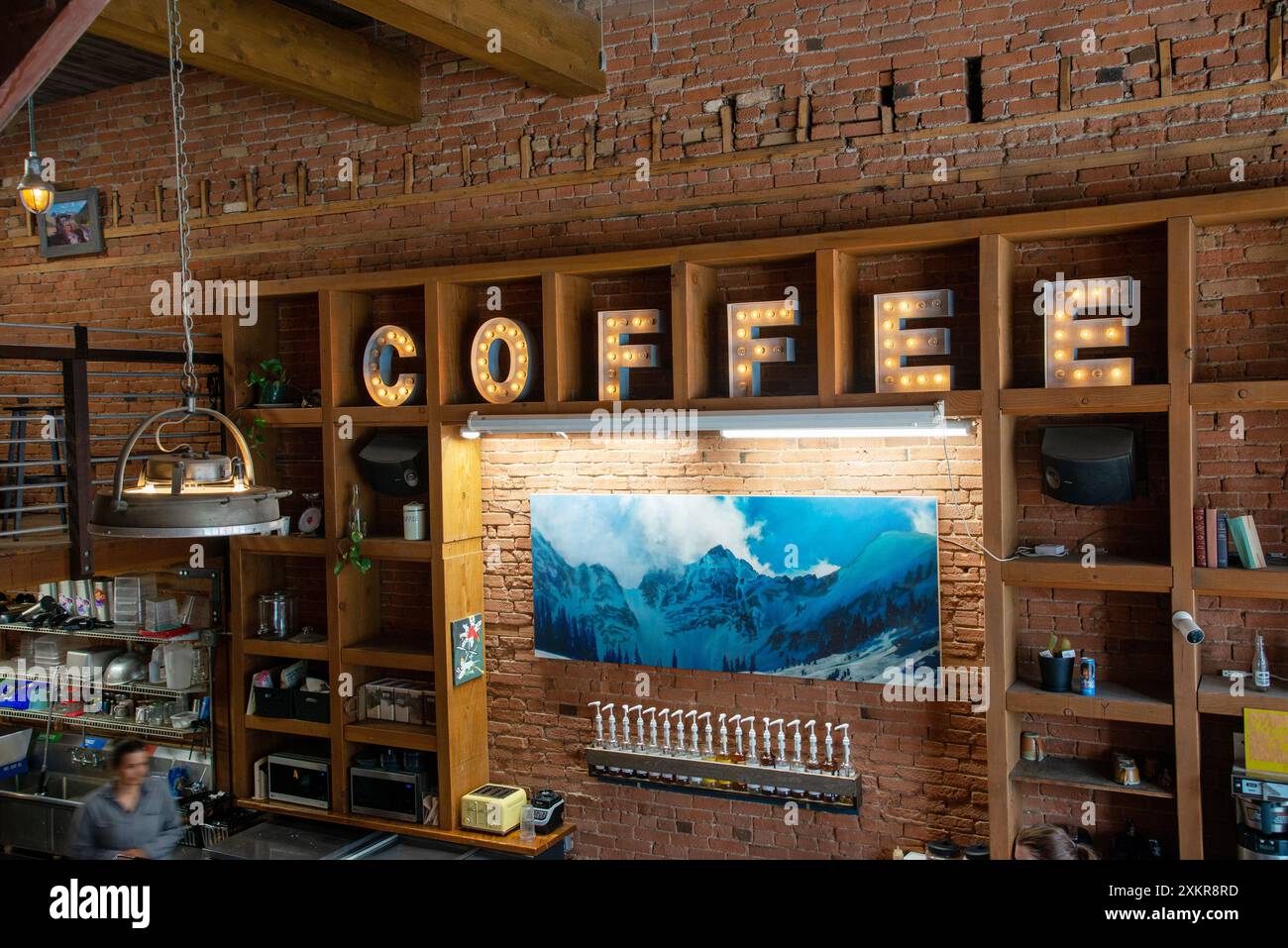 Coffee Bear restaurant offers great coffee in an old historic building ...