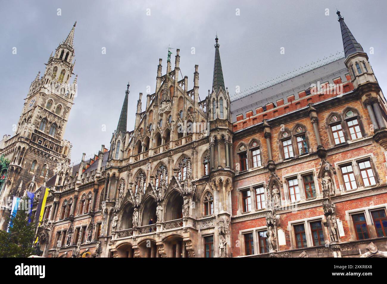 New city hall in Munich, Germany Stock Photo - Alamy