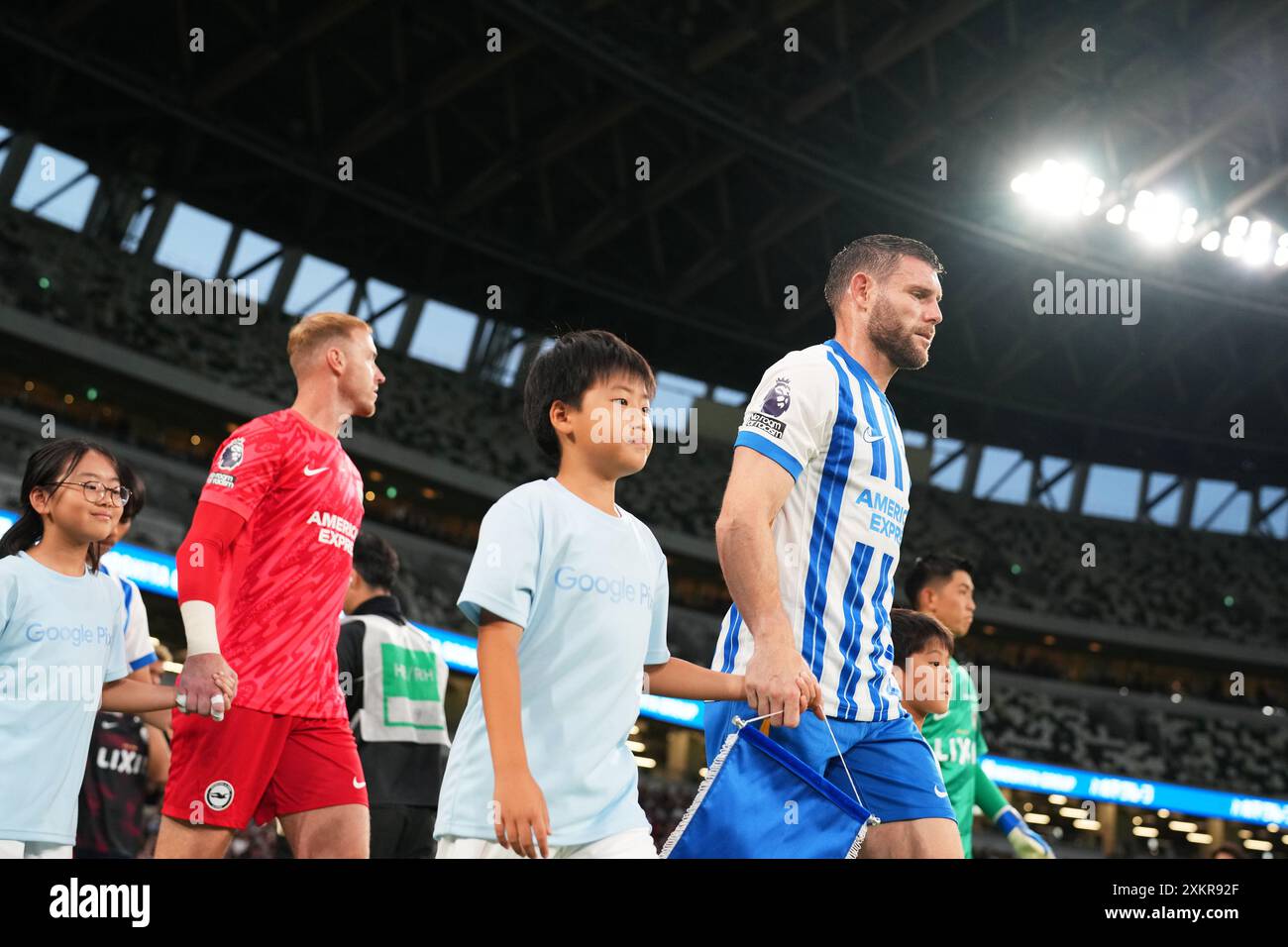 Japan National Stadium, Tokyo, Japan. 24th July, 2024. James Milner ...