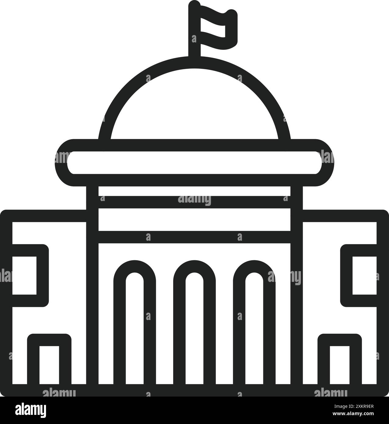 Government icon vector image. Suitable for mobile application web ...
