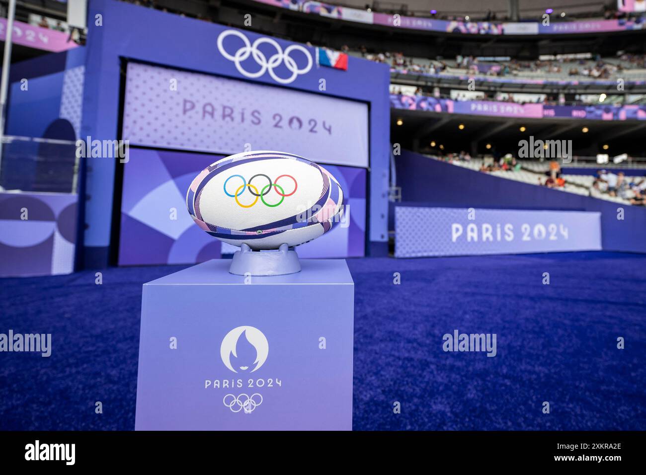 Paris, France. 24th July, 2024. RUGBY sevens match ILLUSTRATION RUGBY ...