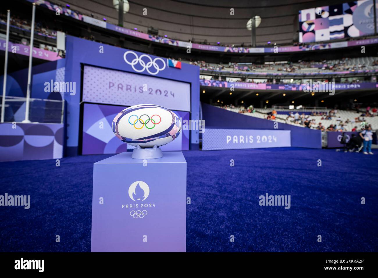 Paris, France. 24th July, 2024. RUGBY sevens match ILLUSTRATION RUGBY ...