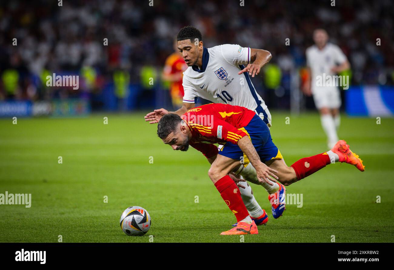 Berlin, Germany. 14th Jul 2024. Dani Carvajal (ESP) Jude Bellingham ... Berlin, Germany. 14th Jul 2024. Dani Carvajal (ESP) Jude Bellingham ...