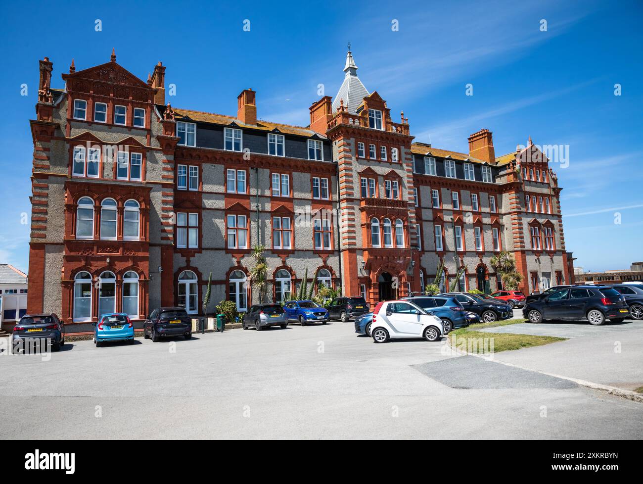 Exterior of The Headland Hotel in Newquay, Cornwall,UK Stock Photo - Alamy