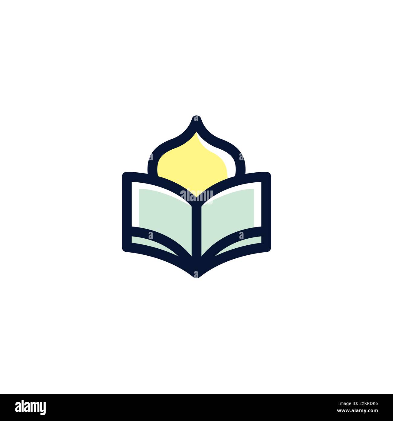 Quran logo design vector. islamic logo template Stock Vector Image ...