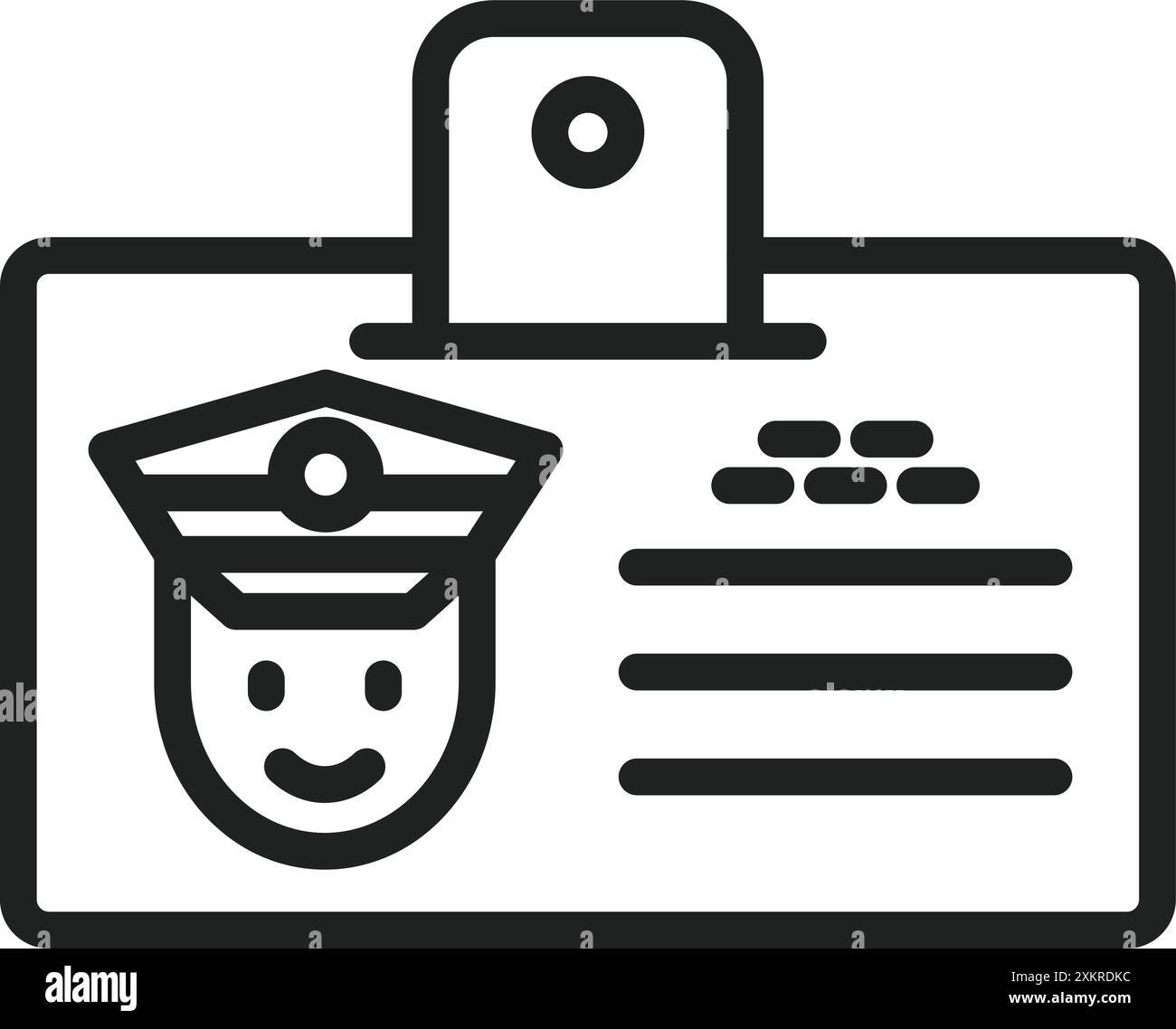 License icon vector image. Suitable for mobile application web ...