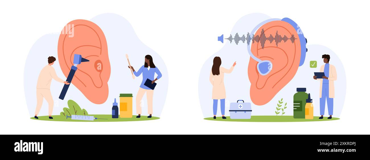 Ear canal hearing aid hi-res stock photography and images - Alamy