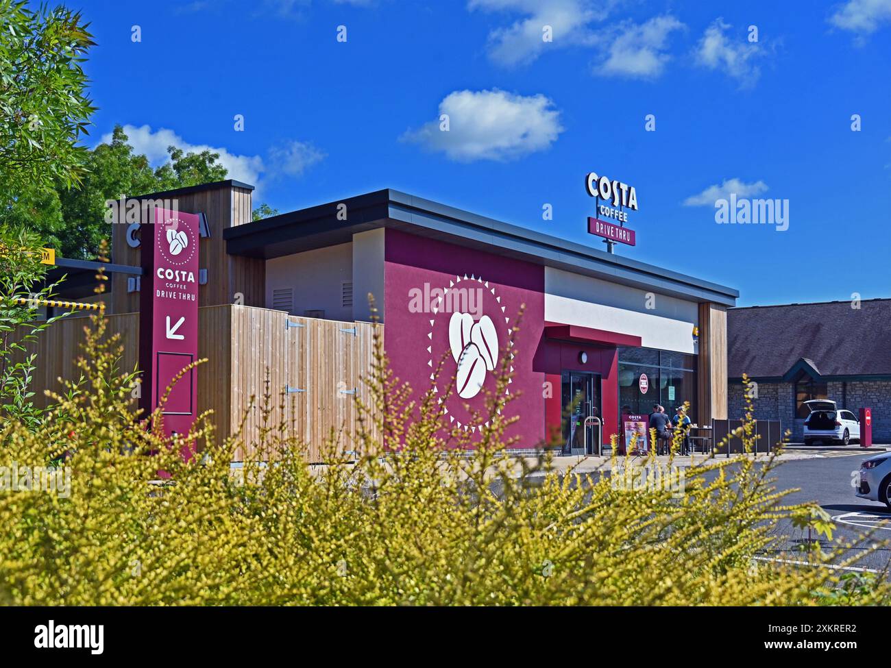 Costa Coffee Drive Thru. Queen Katherine Avenue, Kendal, Cumbria ...