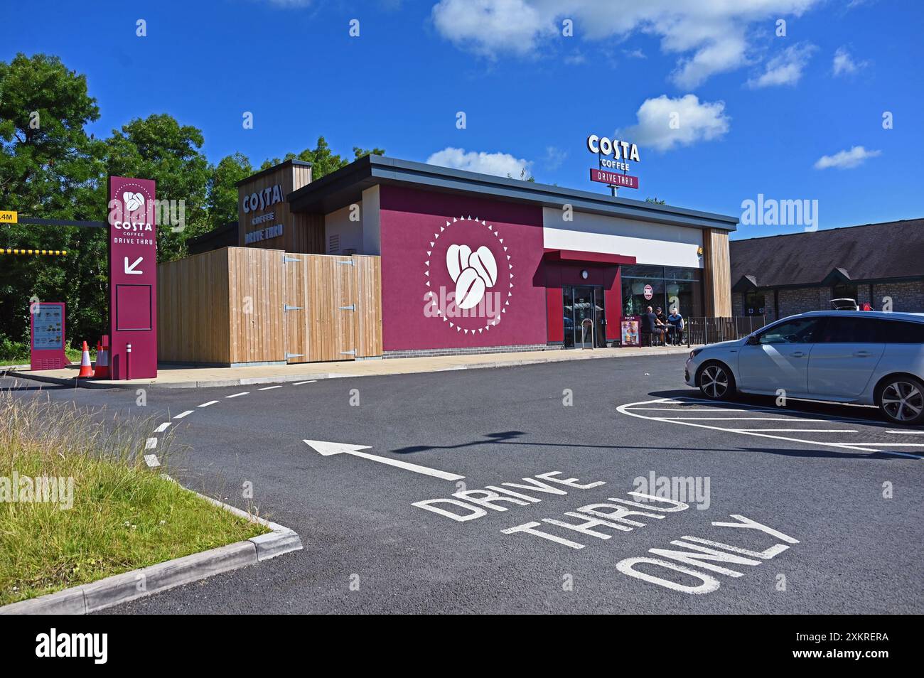 Costa Coffee Drive Thru. Queen Katherine Avenue, Kendal, Cumbria ...
