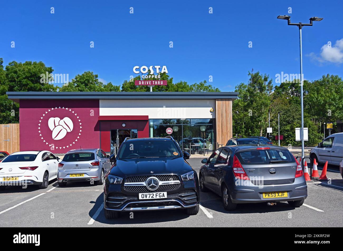 Costa Coffee Drive Thru. Queen Katherine Avenue, Kendal, Cumbria ...