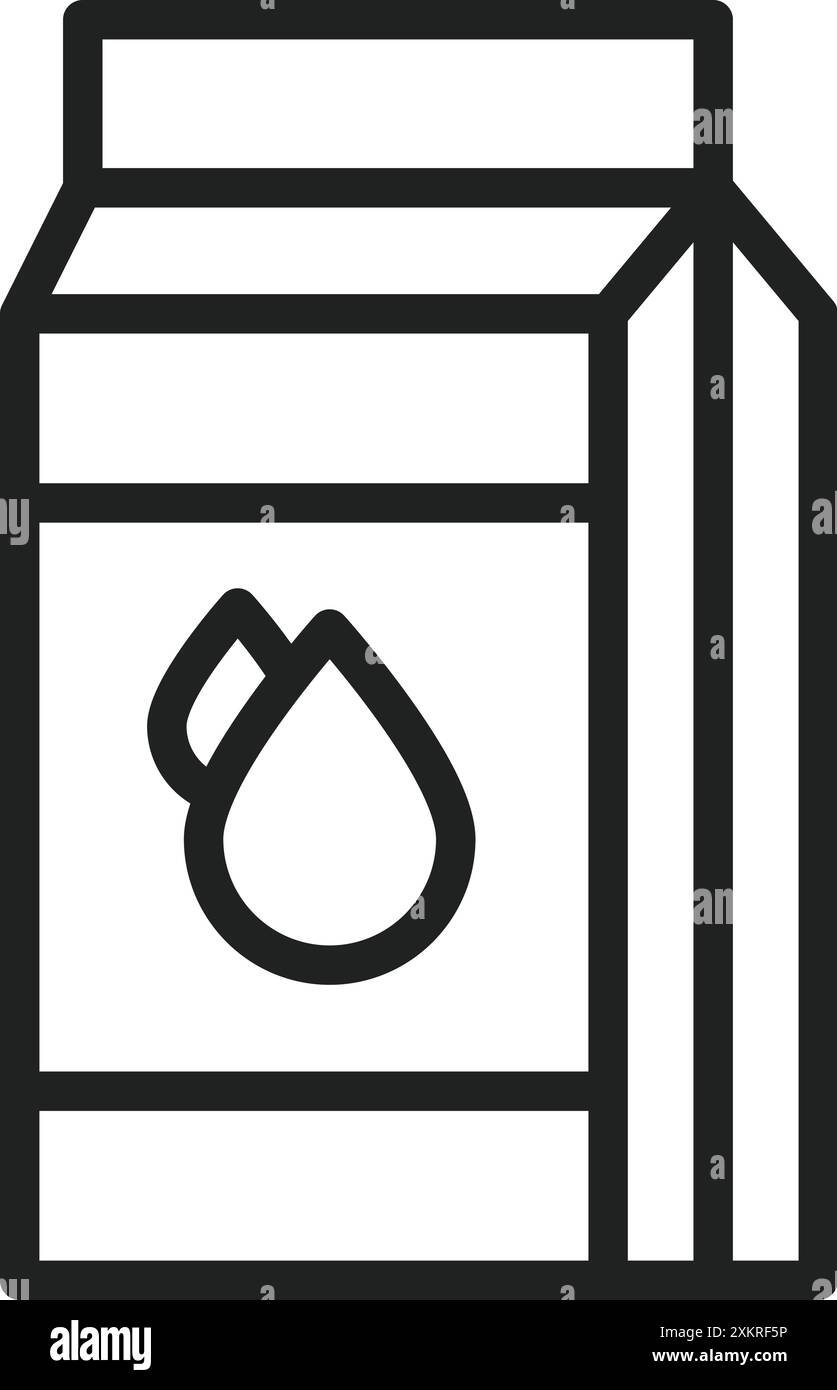 Milk Carton icon vector image. Suitable for mobile application web ...