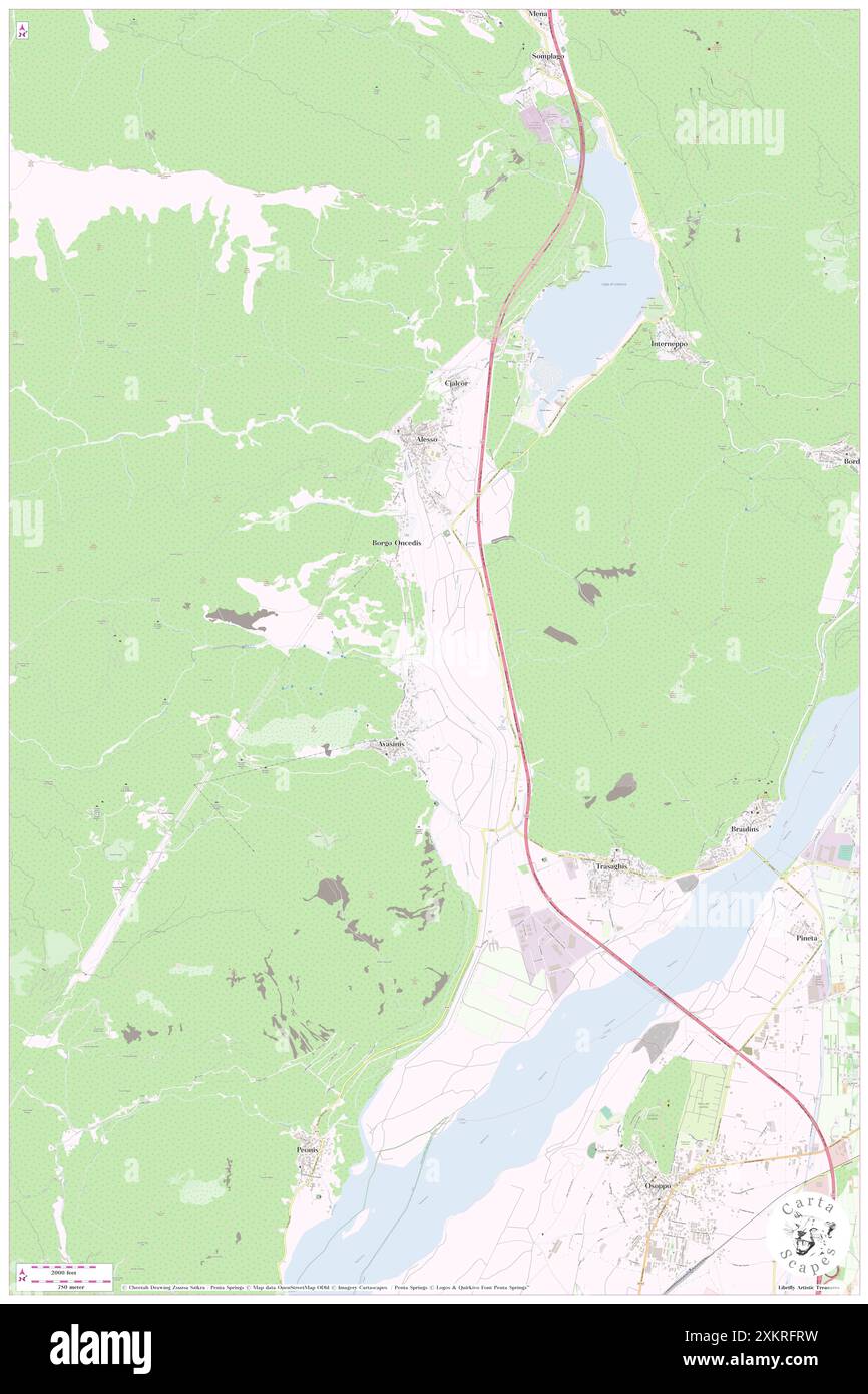 Friuli map hi-res stock photography and images - Alamy