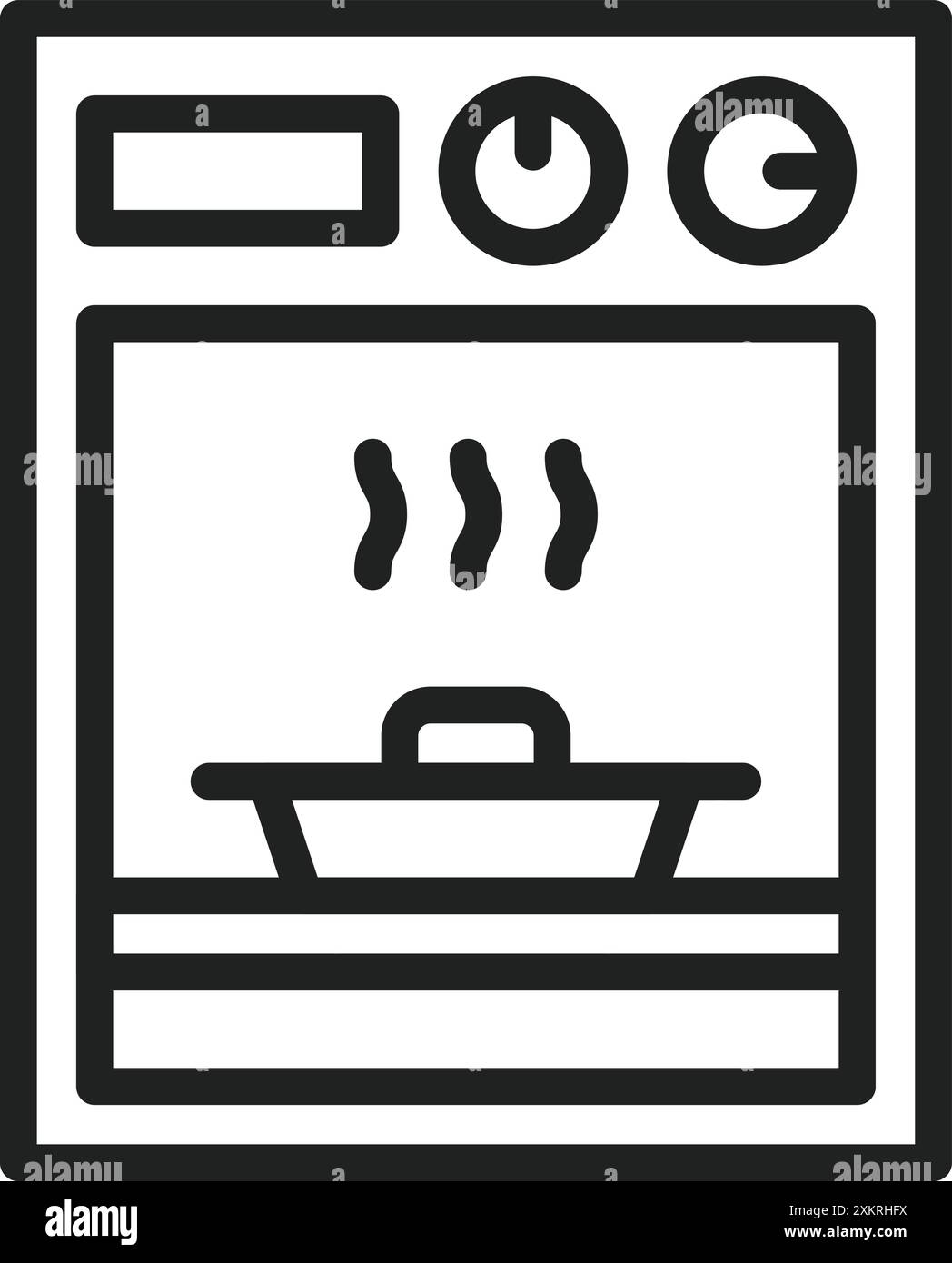 Oven icon vector image. Suitable for mobile application web application ...
