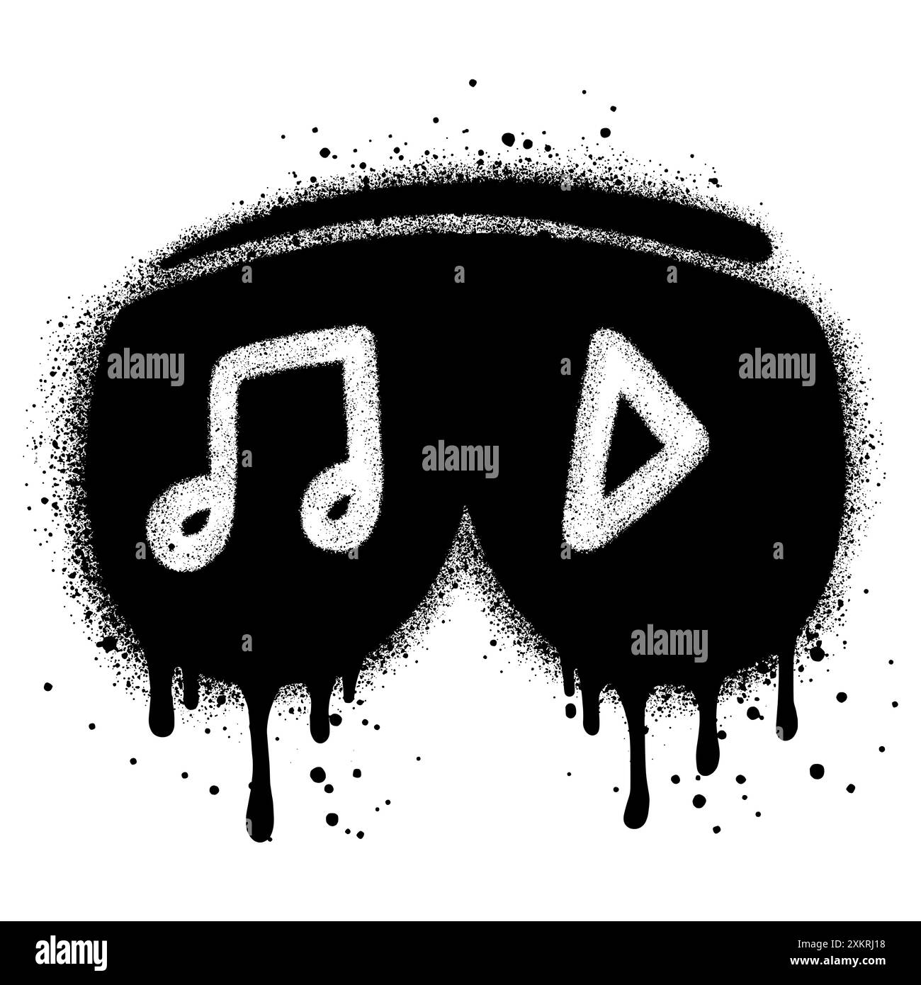 Symphony in black white Cut Out Stock Images & Pictures - Alamy