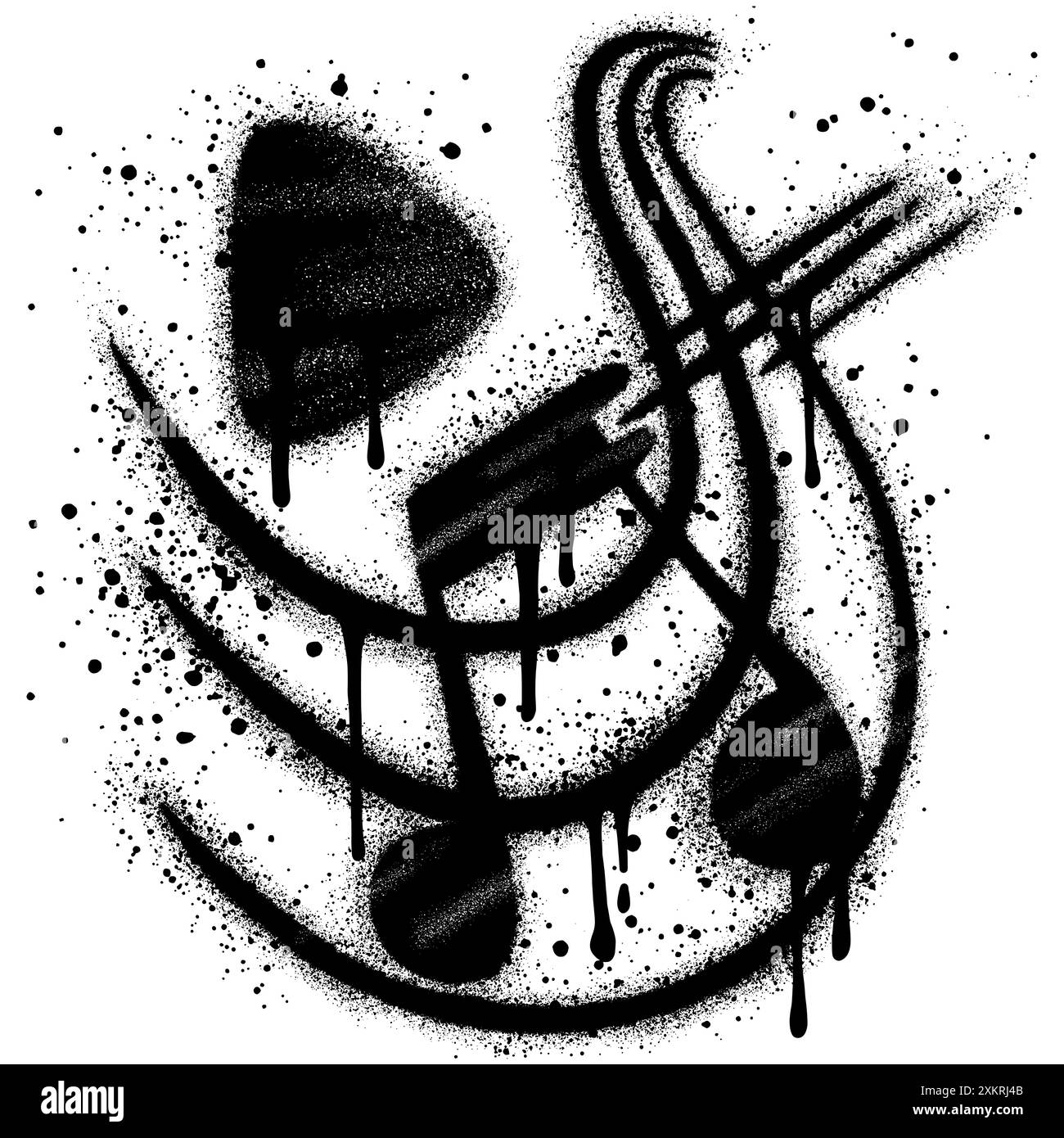 Music Notes Graffiti Art