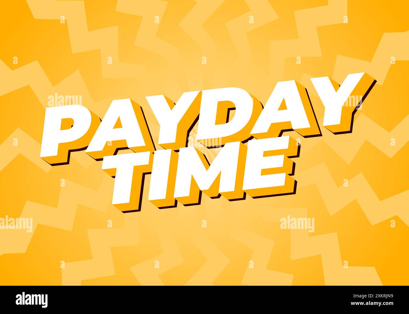 Payday time. Text effect design in 3D style suitable for promotional ...