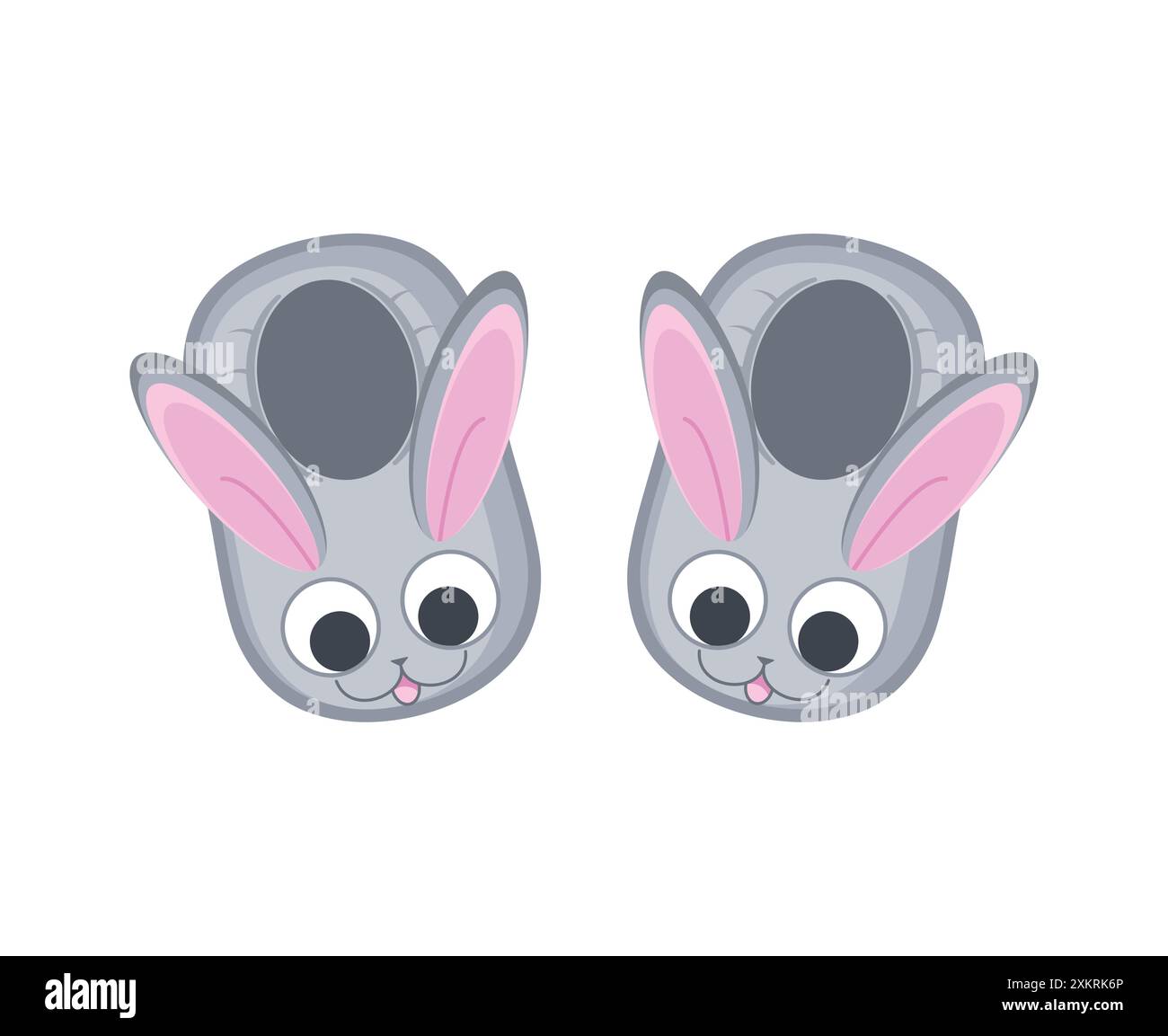 Cute bunny slippers. Soft and cozy house slippers with rabbit bunny ...