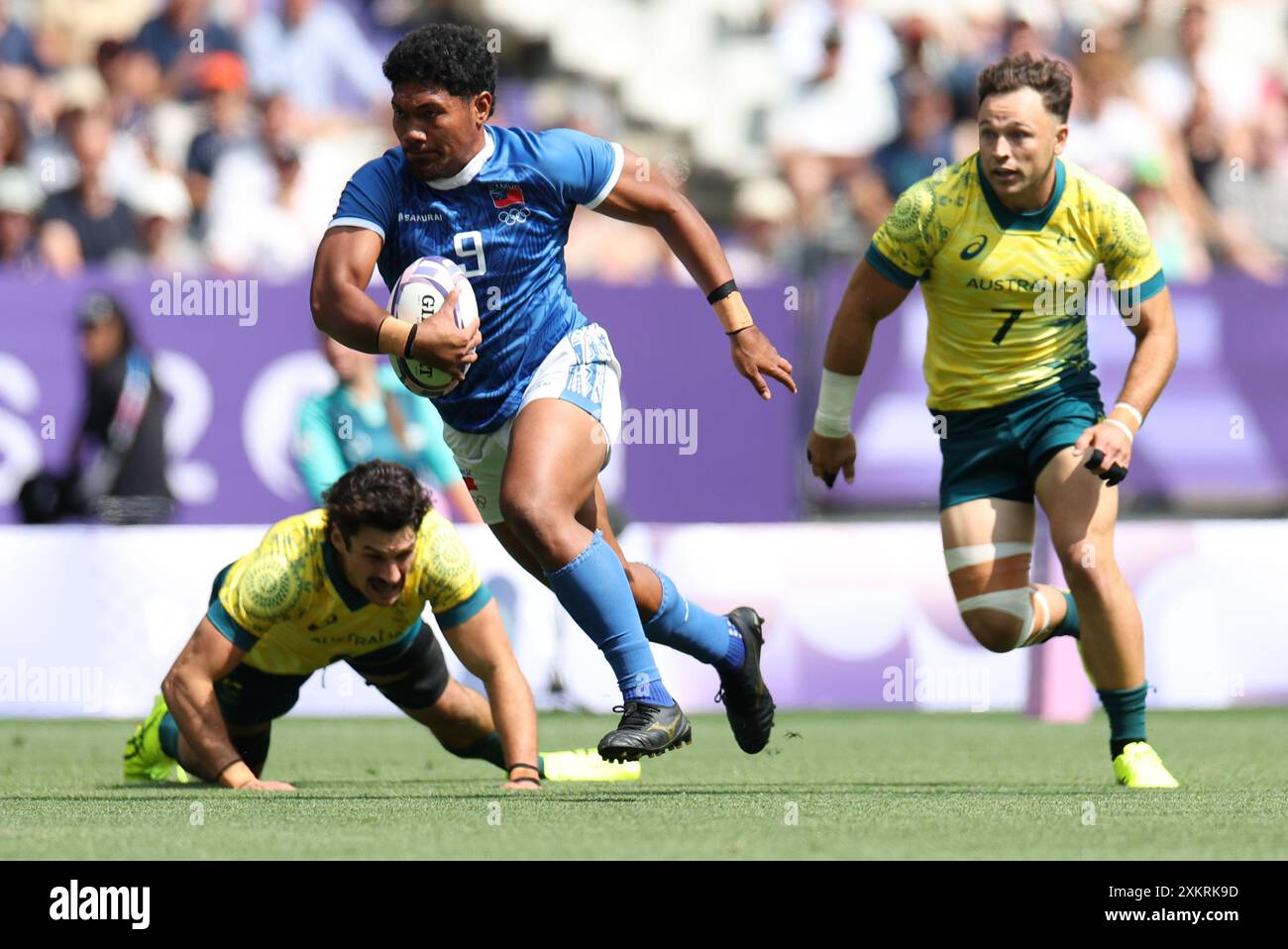 Paris, France. 24th July, 2024. Julien Mattia/Le Pictorium - Rugby 7s ...