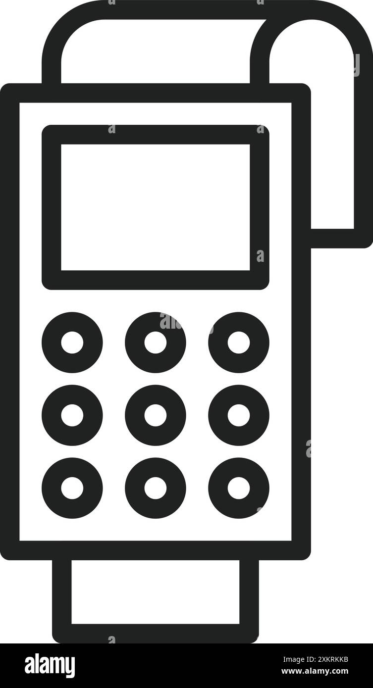 Pos Terminal icon vector image. Suitable for mobile application web ...