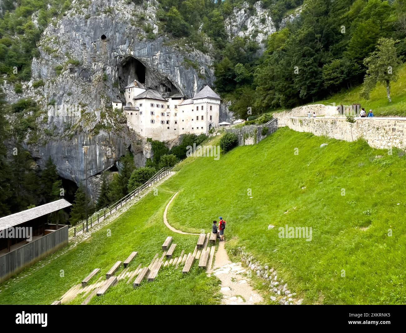 Predjama Castle Castello di Predjama o Castel Lueghi built within a ...