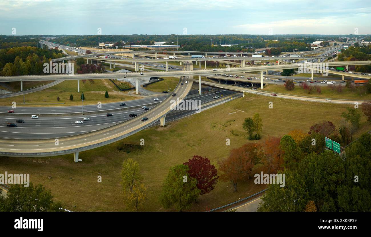 American highway bridge fast moving hi-res stock photography and images ...