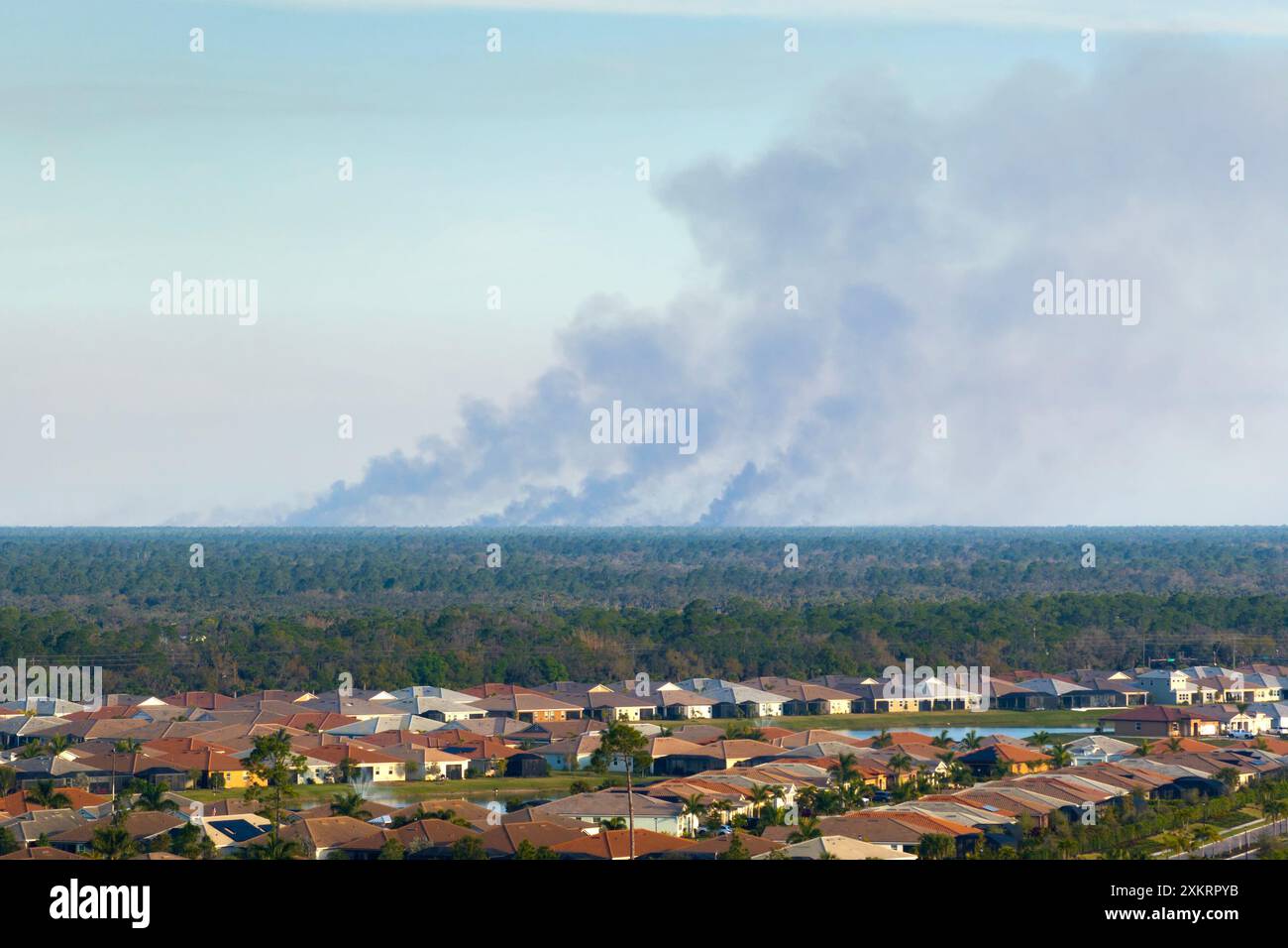 Controlled prescribed fire in dry hi-res stock photography and images ...