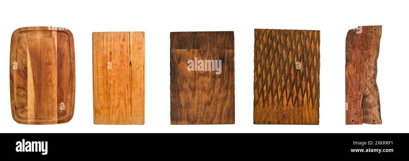Wooden cutting board. Set of wooden cutting boards, round and ...