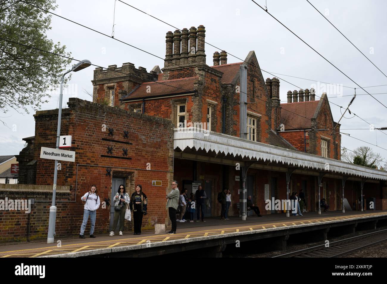 Needham Market railway station on the Lo0ndon to Norwich line Suffolk ...