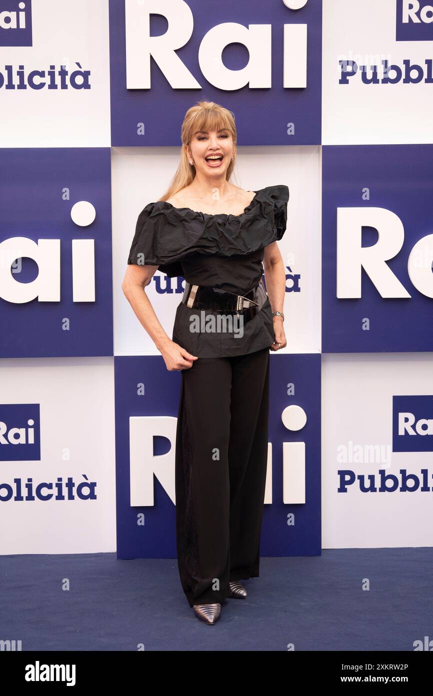 Milly Carlucci attends the Palinsesti Rai 2024/2025 Stock Photo - Alamy
