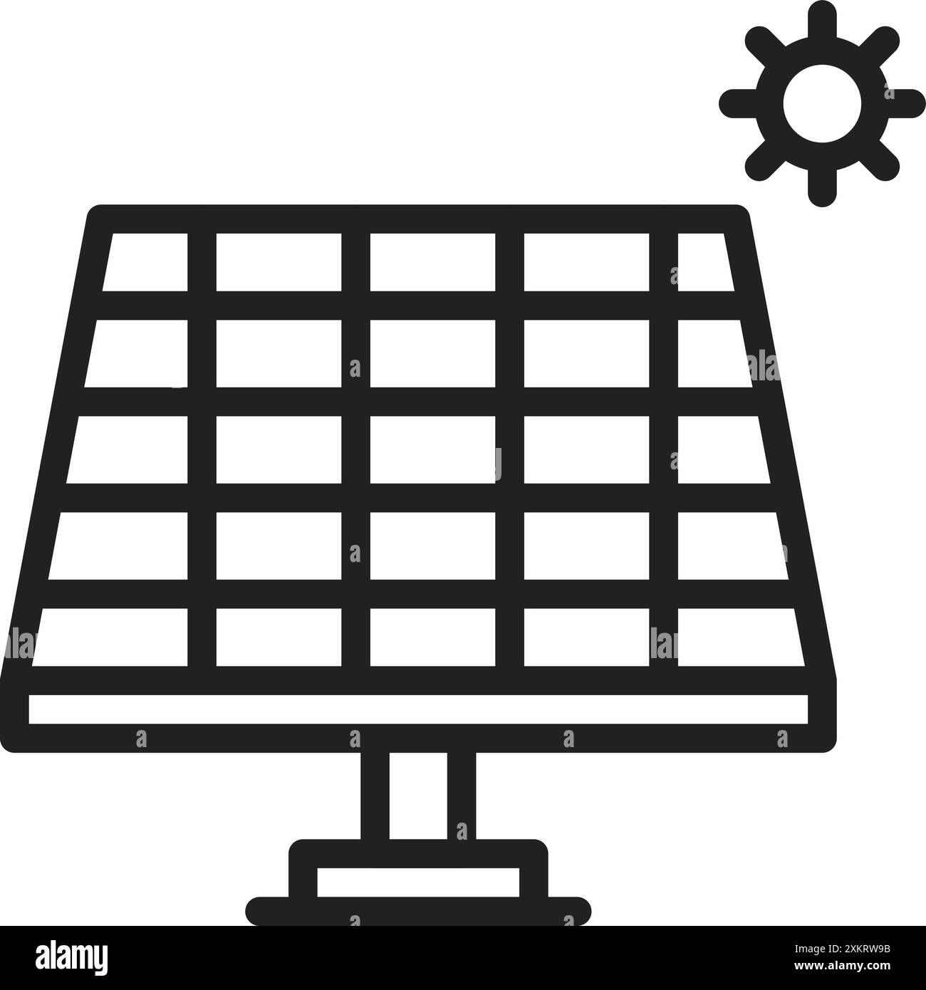 Solar Panel icon vector image. Suitable for mobile application web ...