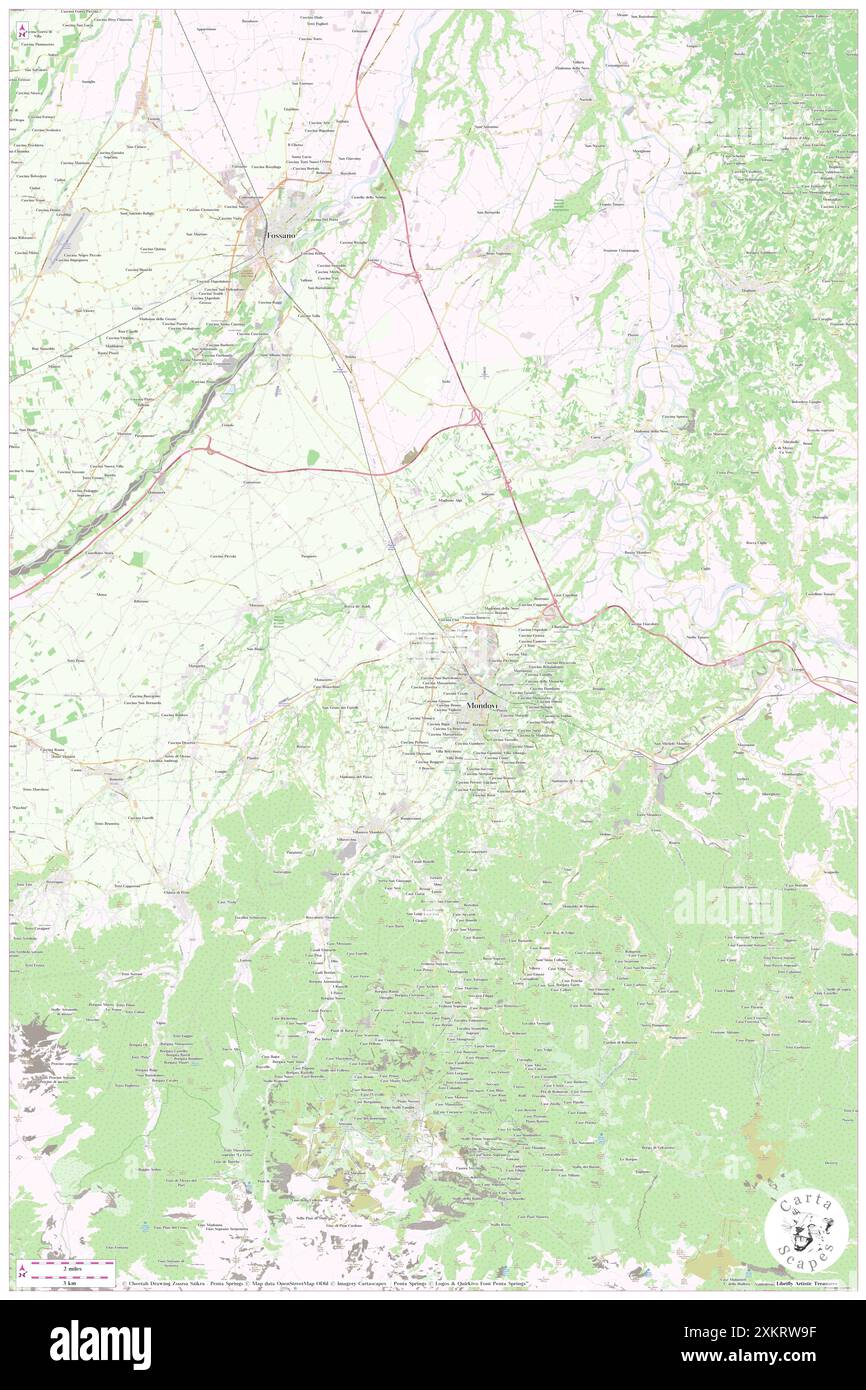 Mondovi map hi-res stock photography and images - Alamy