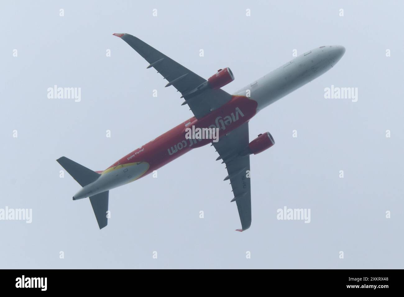 Chiangmai, Thailand - July 19 2024: HS-VKJ A321-200 of Thai Vietjet ...