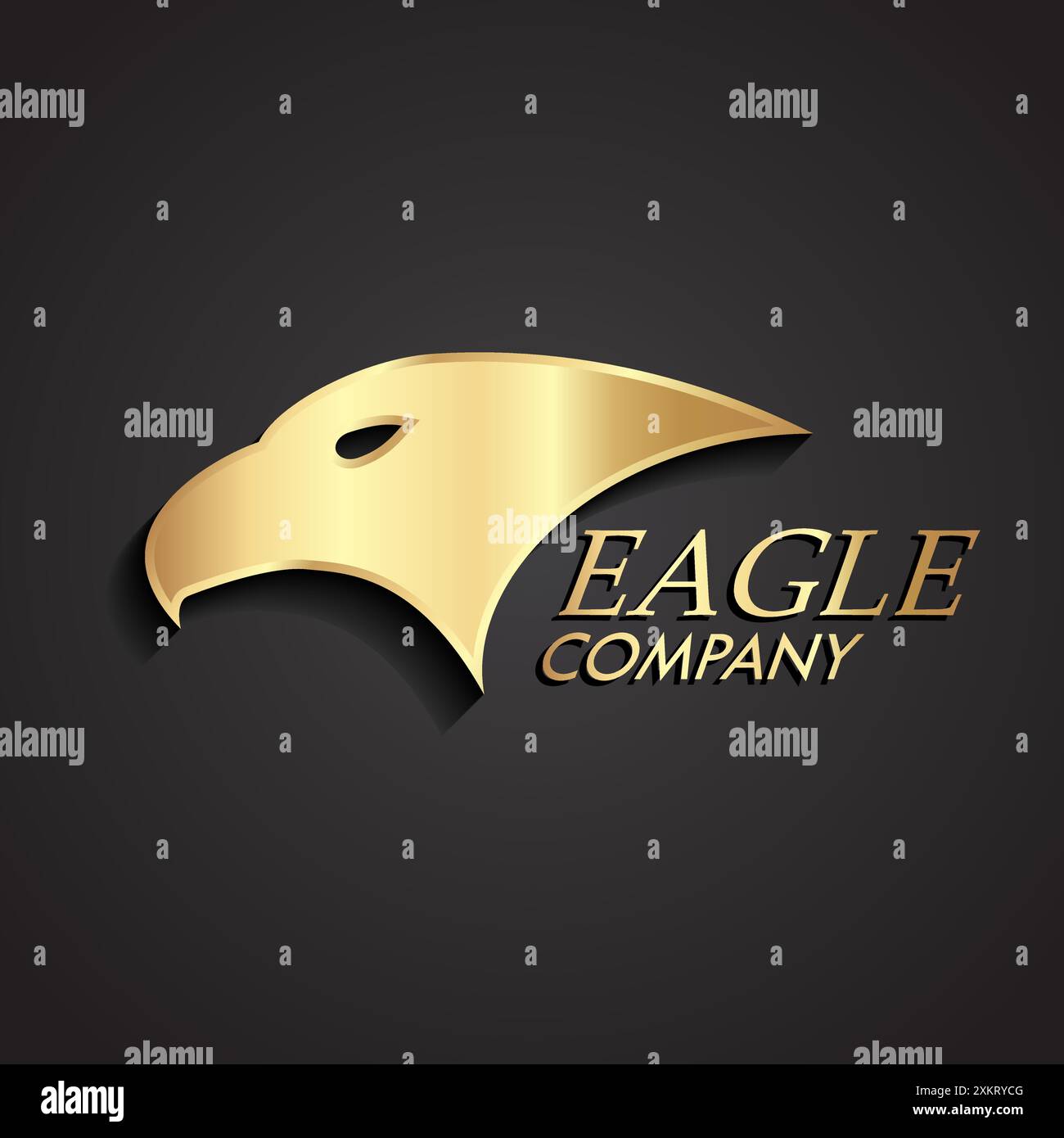 Eagle logotype hi-res stock photography and images - Alamy
