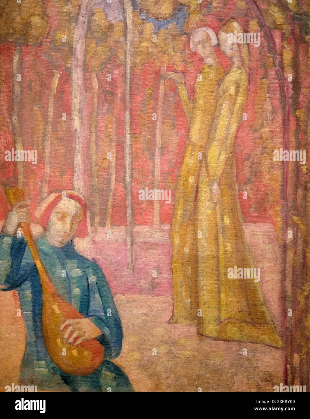 Troubador by Emile Bernard in the Museum of Western Art in Ueno Park ...