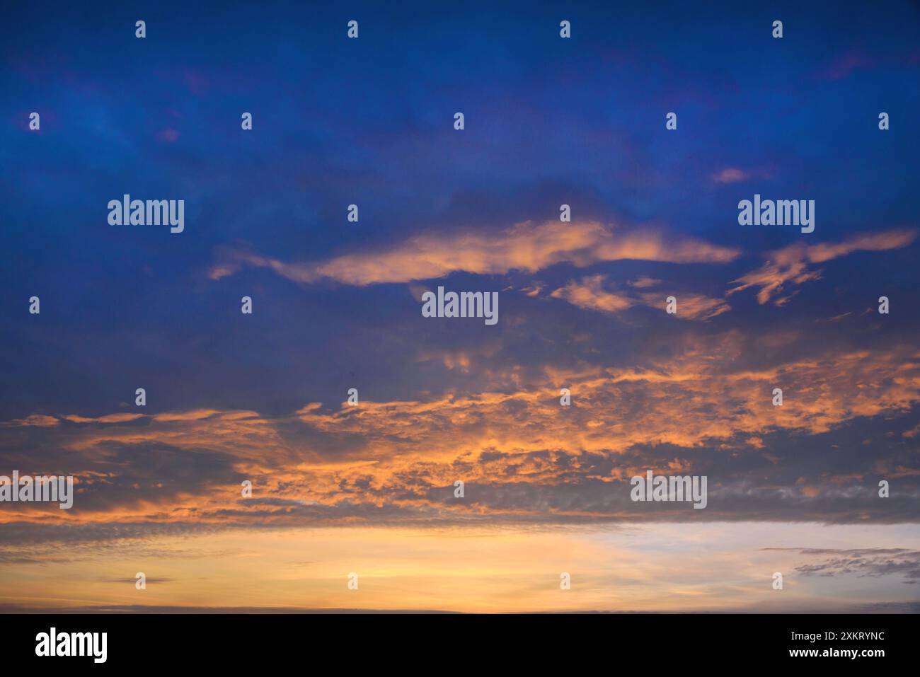 Sunset sky on twilight in the evening/ Background texture Stock Photo ...