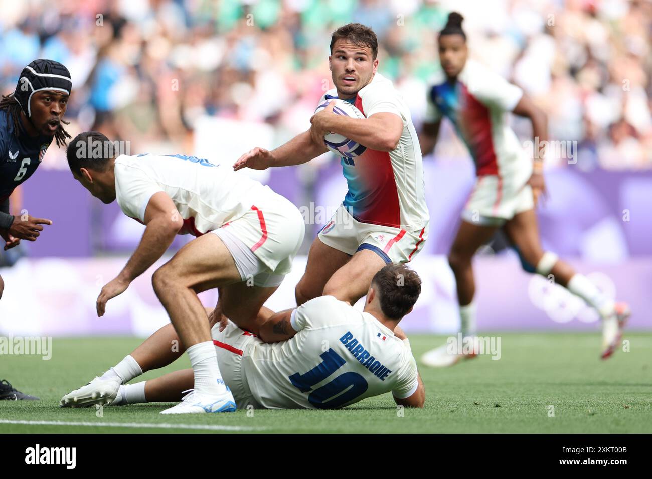 Julien Mattia/Le Pictorium - Rugby 7s - Paris 2024 - France, USA. 24th ...