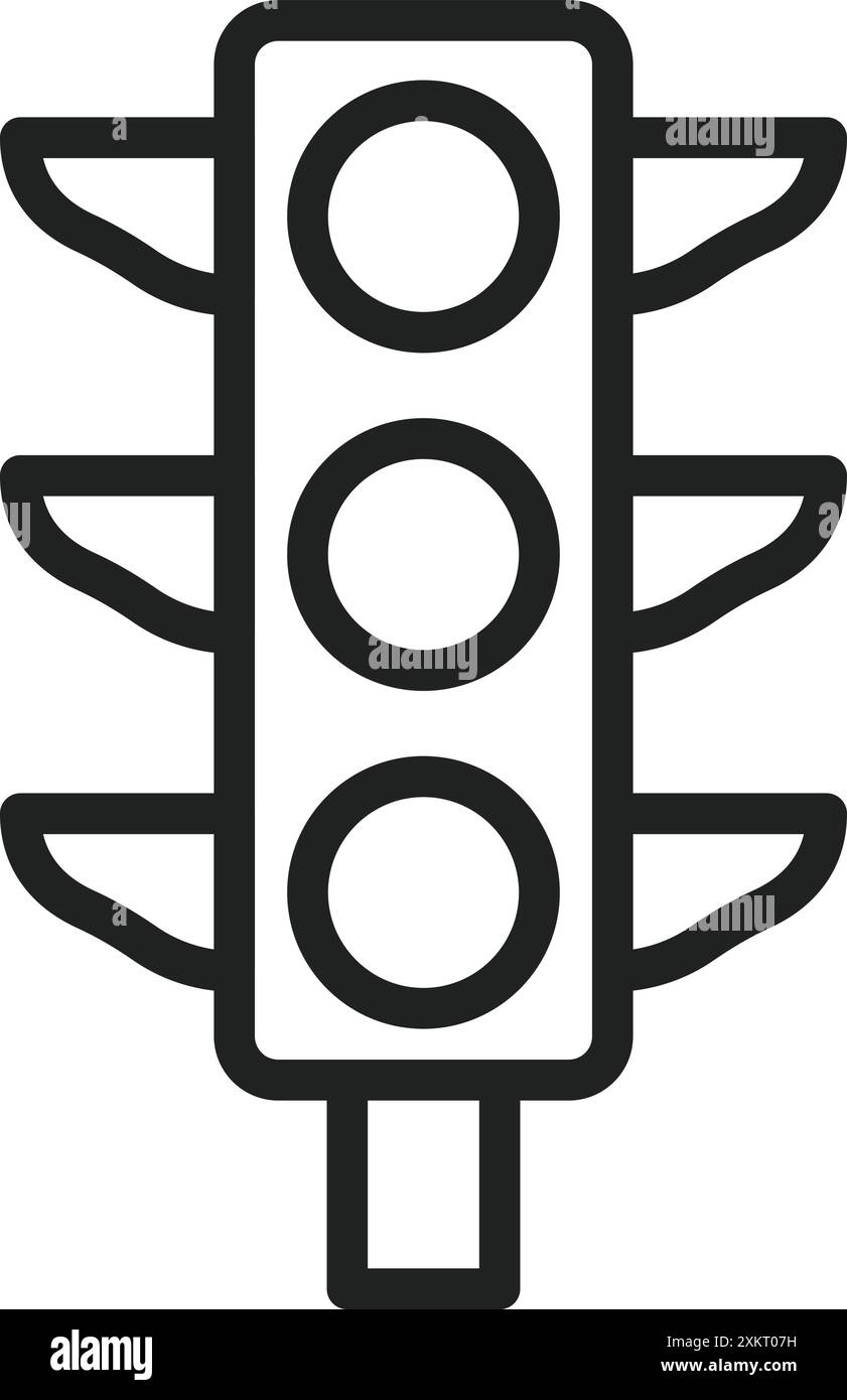 Traffic Light icon vector image. Suitable for mobile application web ...