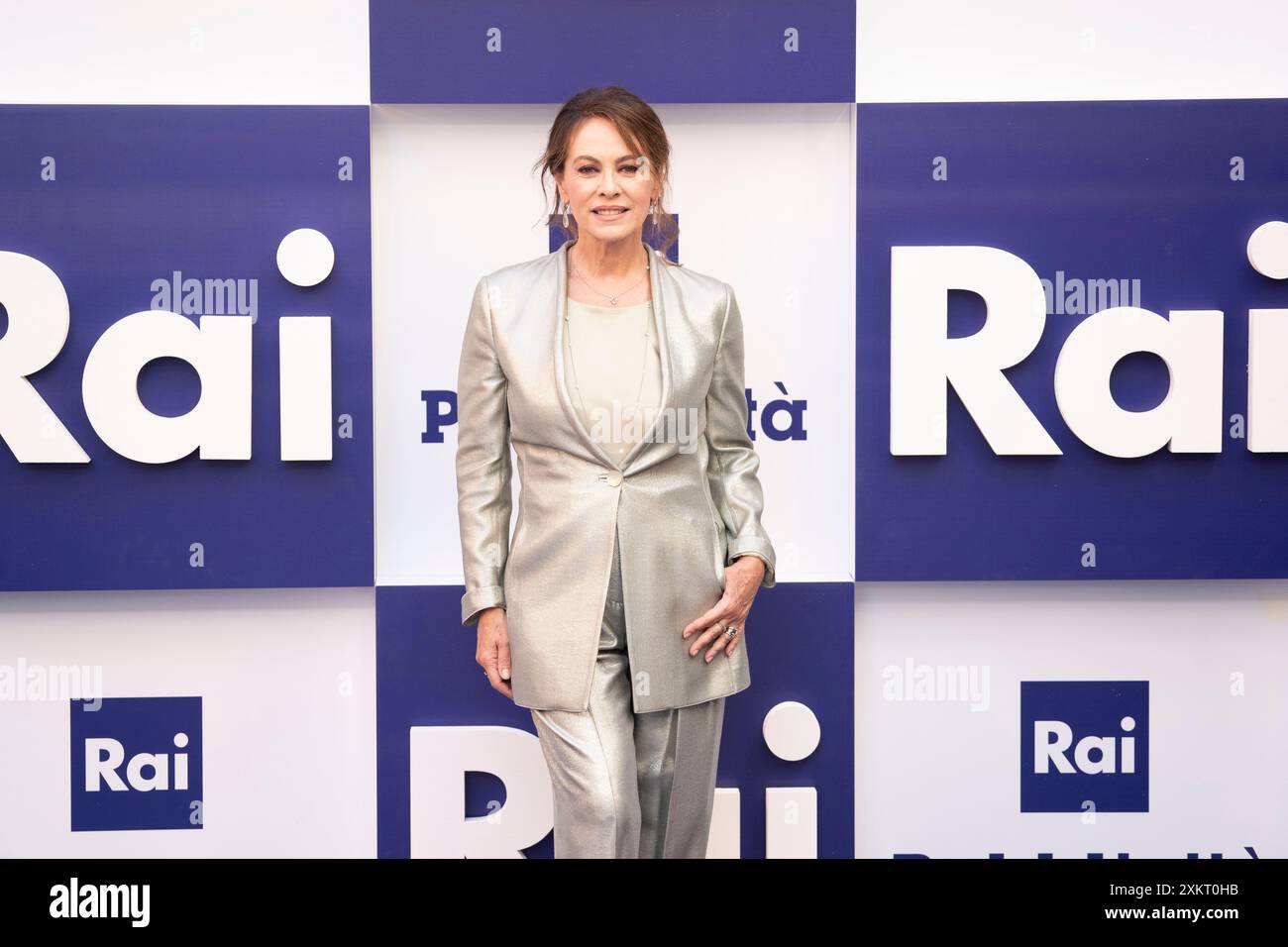 Elena Sofia Ricci attends the Palinsesti Rai 2024/2025. (Photo by ...