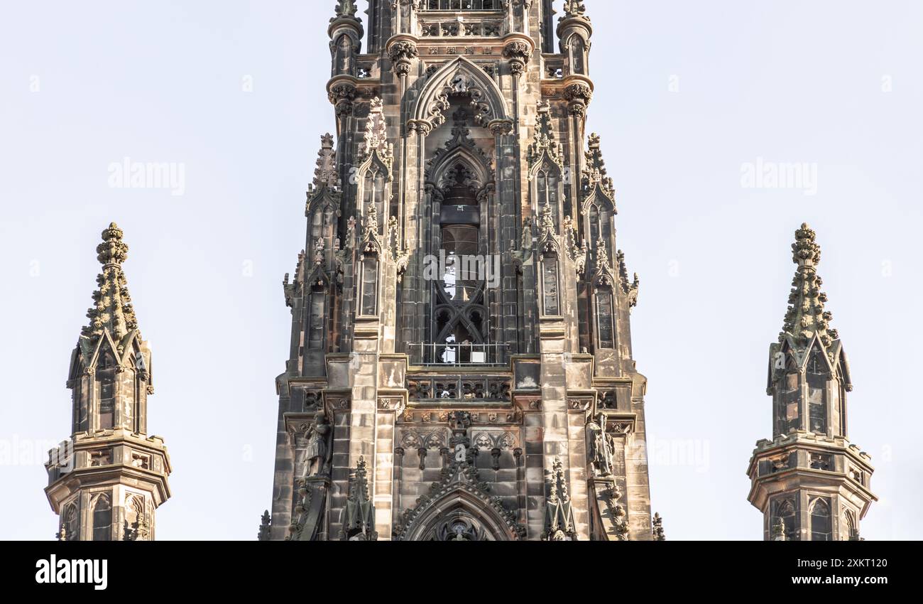 Edinburgh, Scotland - Jan 16, 2024 - The architectural details of The ...