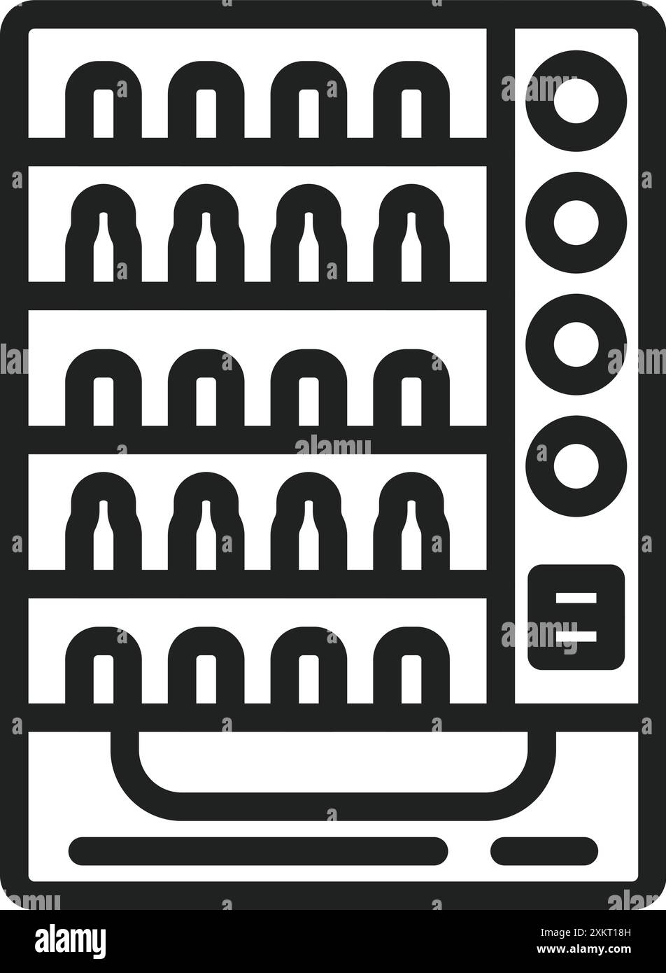 Vending Machine icon vector image. Suitable for mobile application web application and print ...