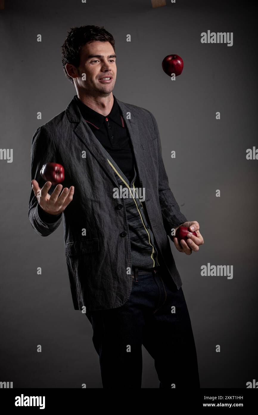 Jimmy Anderson Portrait Session Stock Photo - Alamy