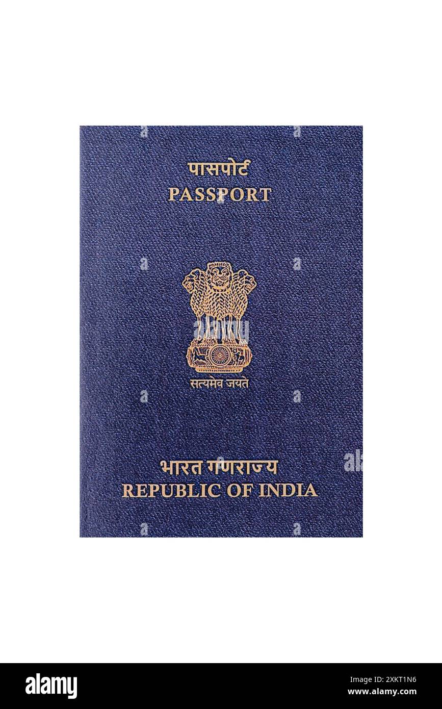 India passport on indian Cut Out Stock Images & Pictures - Alamy