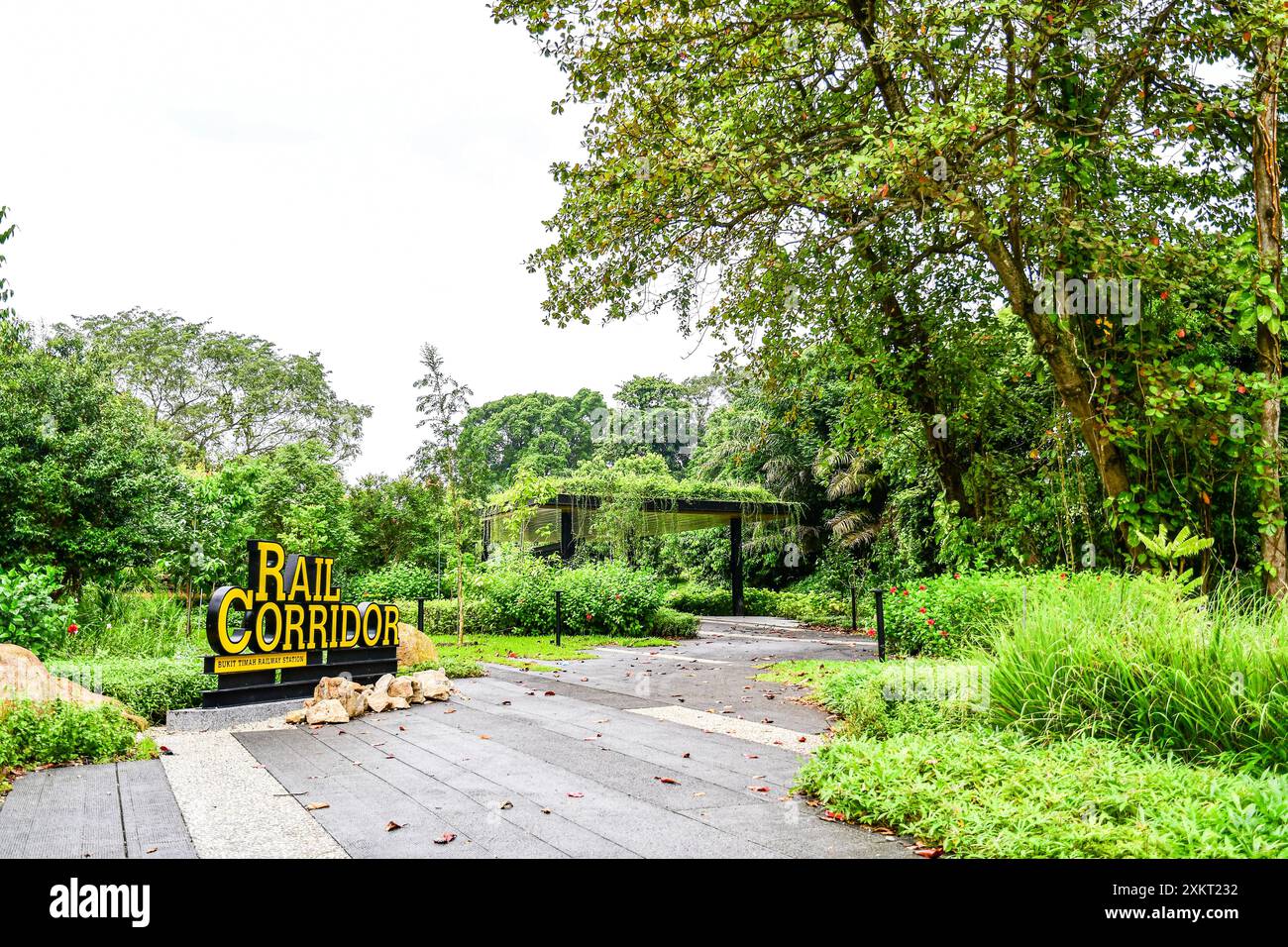 Rail Corridor sights along Bukit Timah Road, Singapore Stock Photo - Alamy