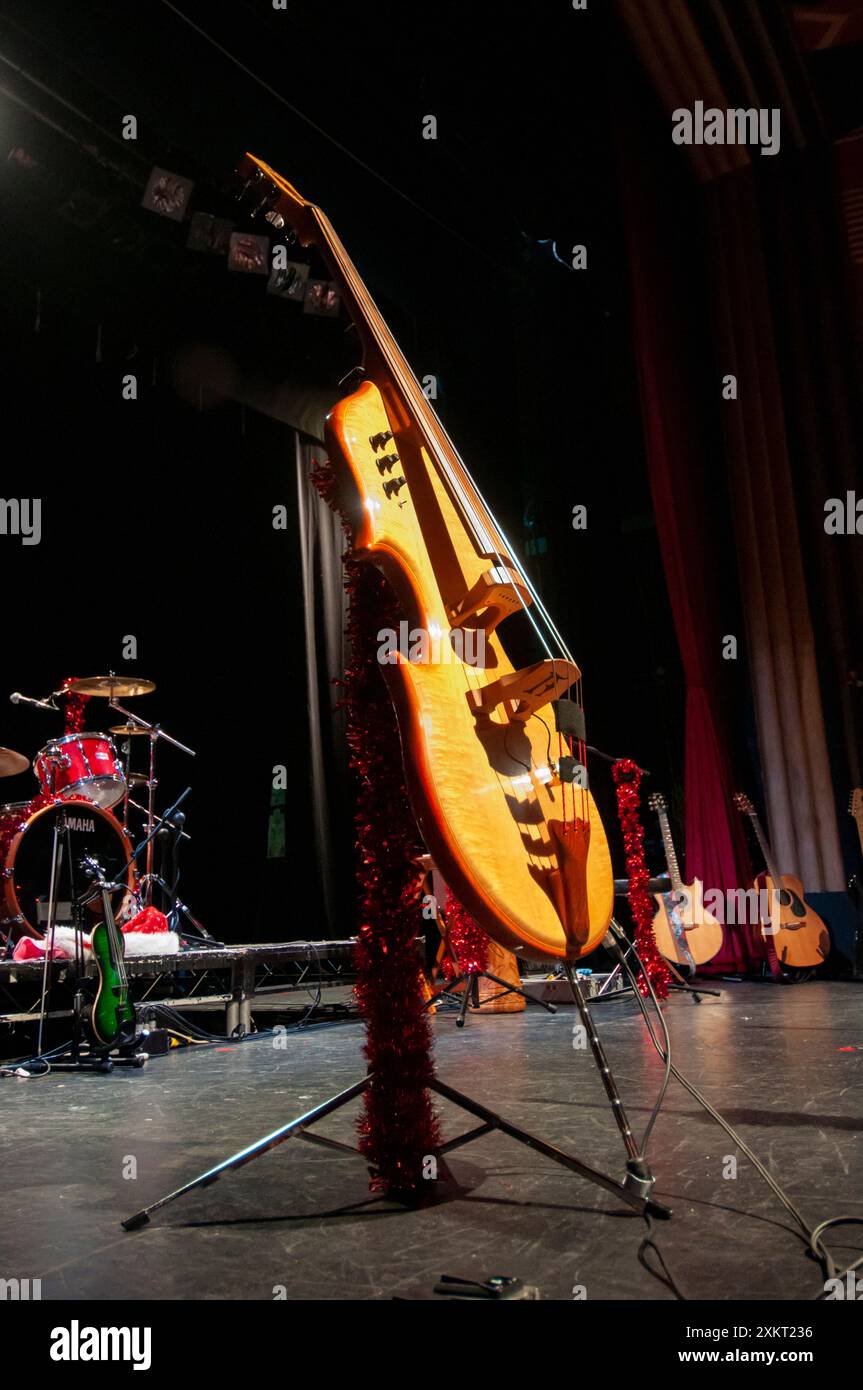 Electric double bass Stock Photo - Alamy