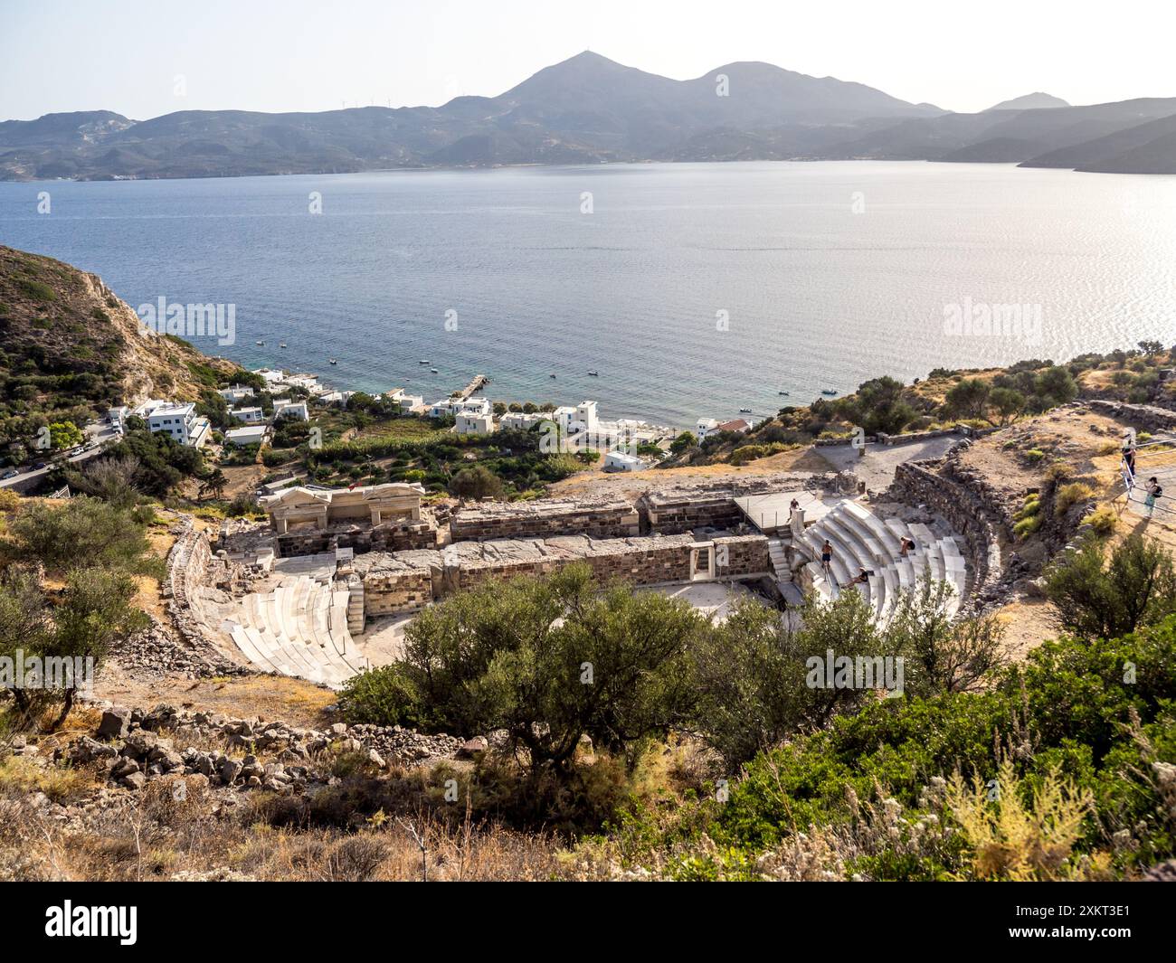 Milos Ancient Theatre Stock Photo - Alamy