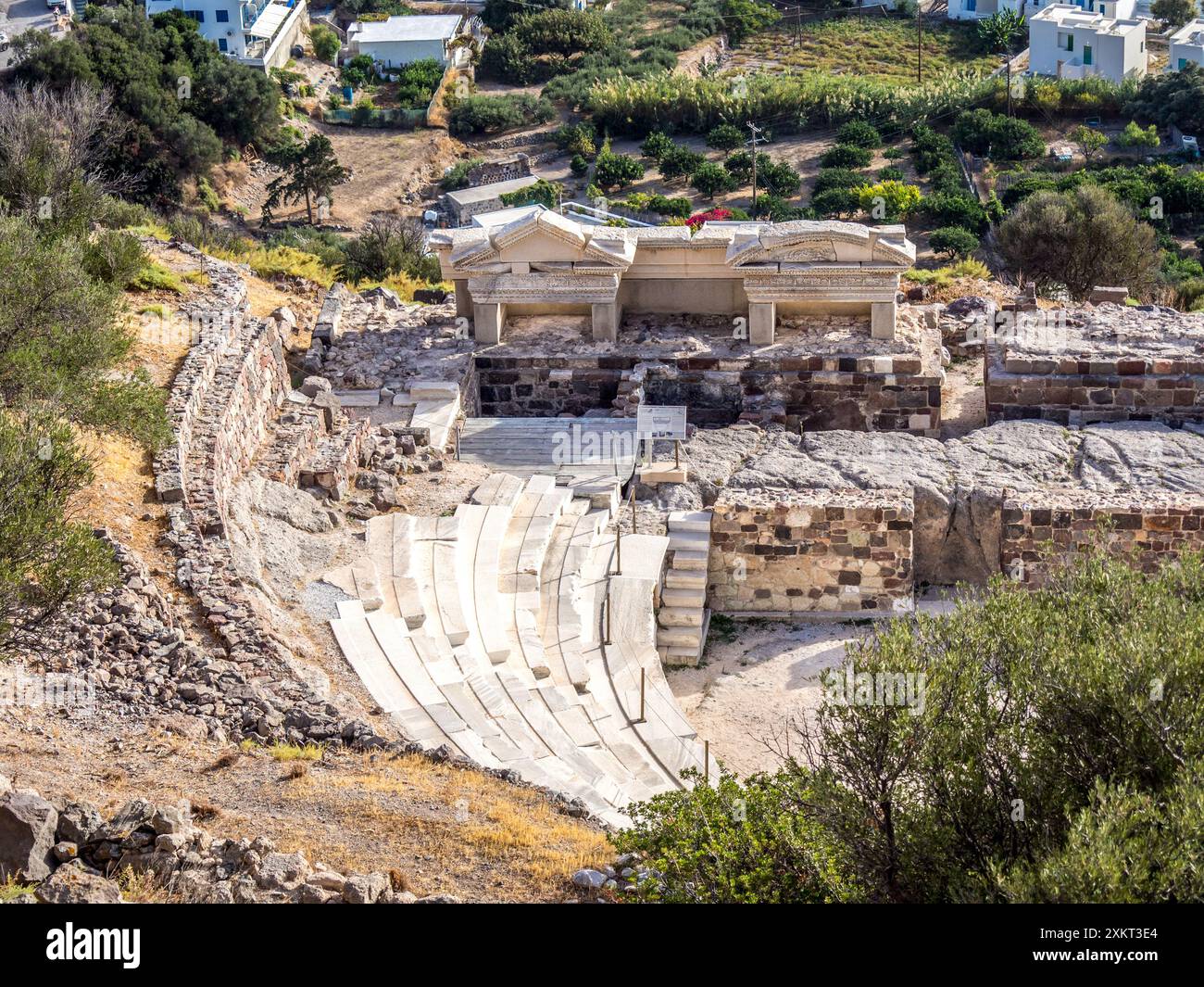 Milos Ancient Theatre Stock Photo - Alamy