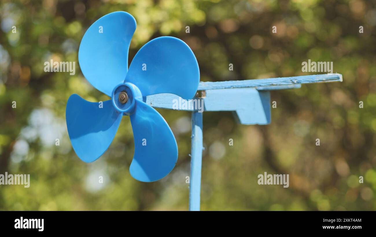 Vintage wind vane propeller blue hi-res stock photography and images ...